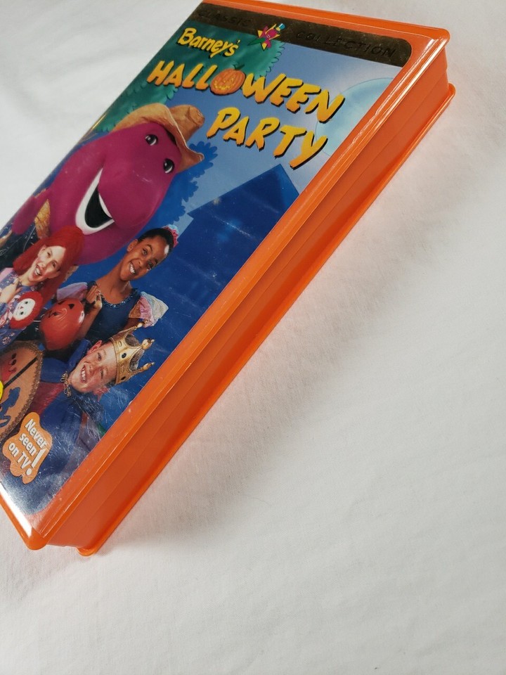 Barney's Halloween Party Video Tape VHS 1998 Clam Shell Classic ...