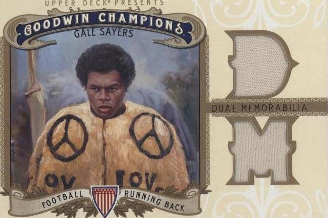 2012 Upper Deck Goodwin Champions - Authentic Memorabilia Gale Sayers # ...