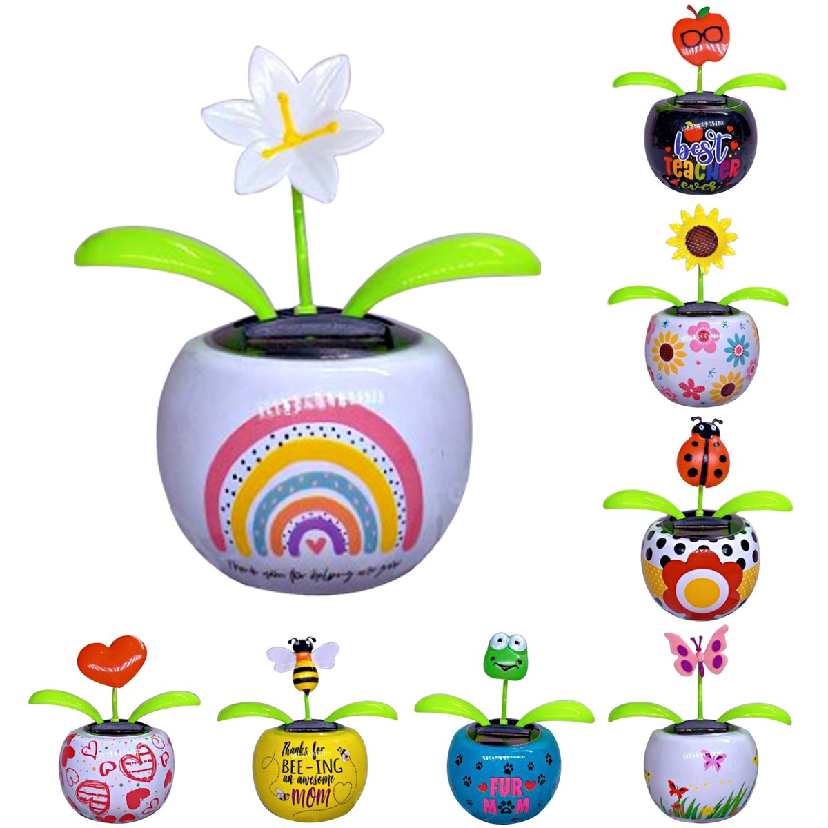 Solar Powered Moving Flower