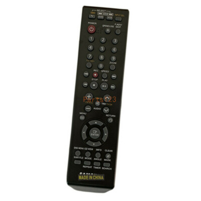 Remote Control For Samsung DVD-V9700 DVD-V9800 VHS VCR DVD Combo Player ...
