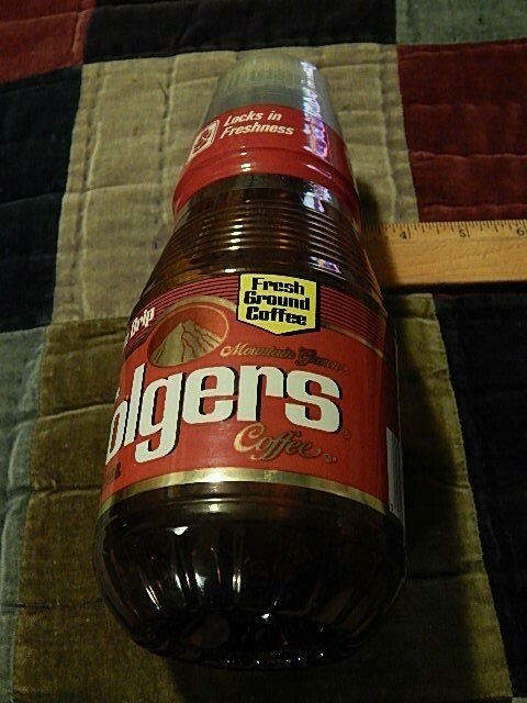 Folgers (1989) Automatic Drip Coffee *Empty* Plastic Container ~ (10 ...