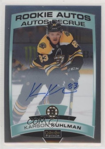 2019-20 O-Pee-Chee Platinum - Rookie Autos Karson Kuhlman #R-KK (AU, RC ...