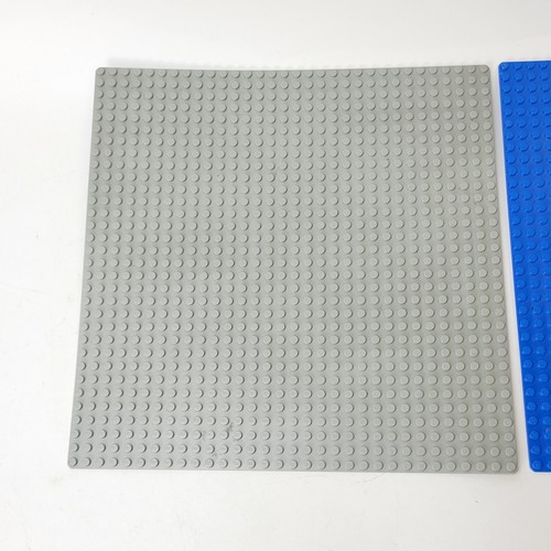 Lot of 2 LEGO Base Plates Platform 32x32 Pegs 10x10 Inches Blue Gray | eBay