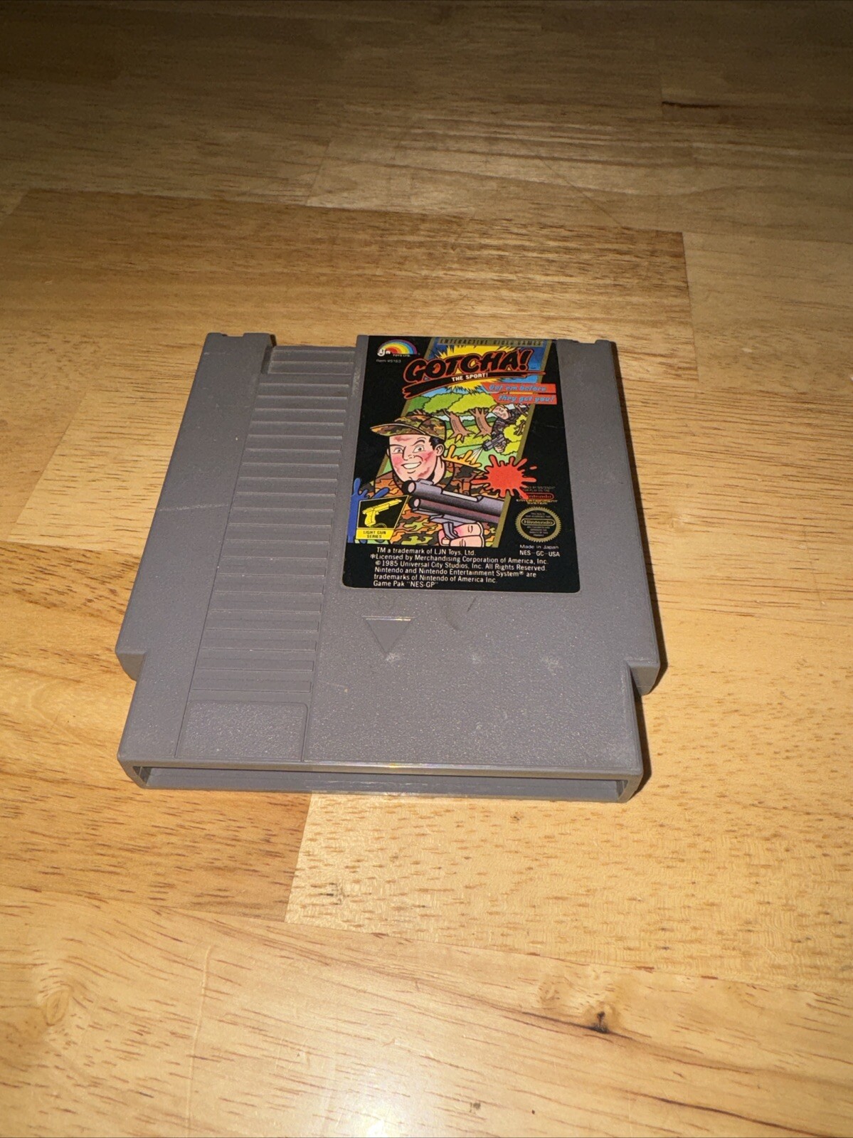 GOTCHA! THE SPORT! Nintendo NES Video Game Cartridge Authentic! | eBay