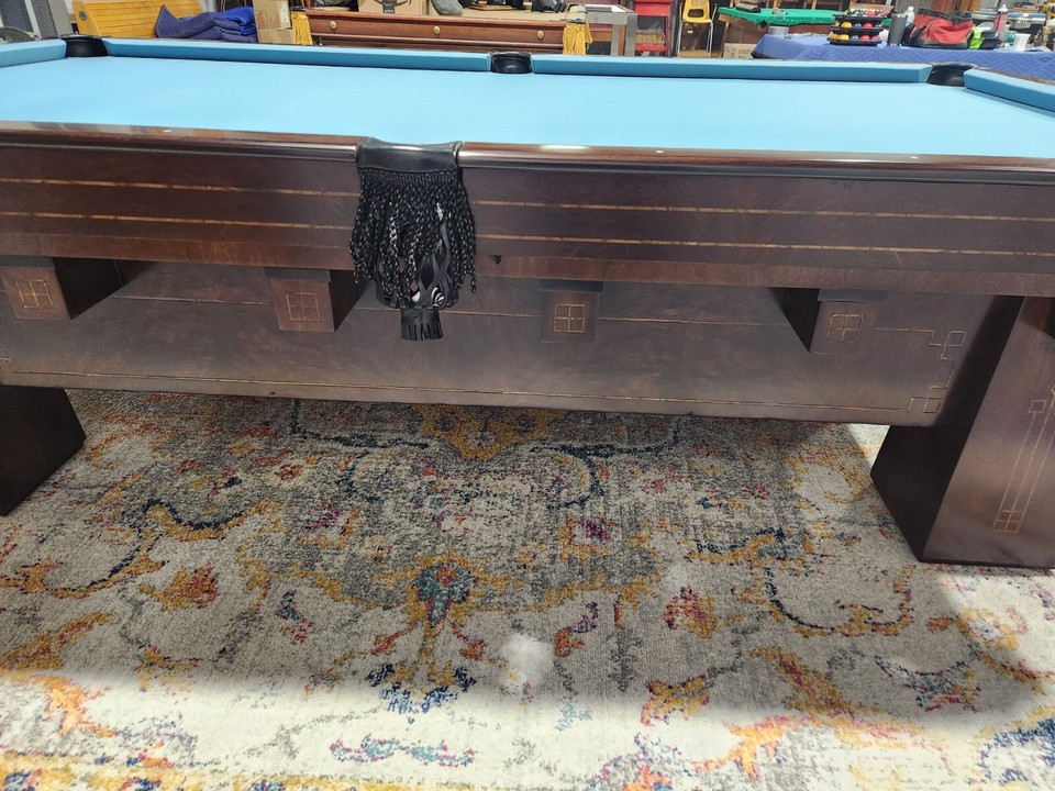 Antique Pool Table 'Wendt' 9' 1920s | eBay