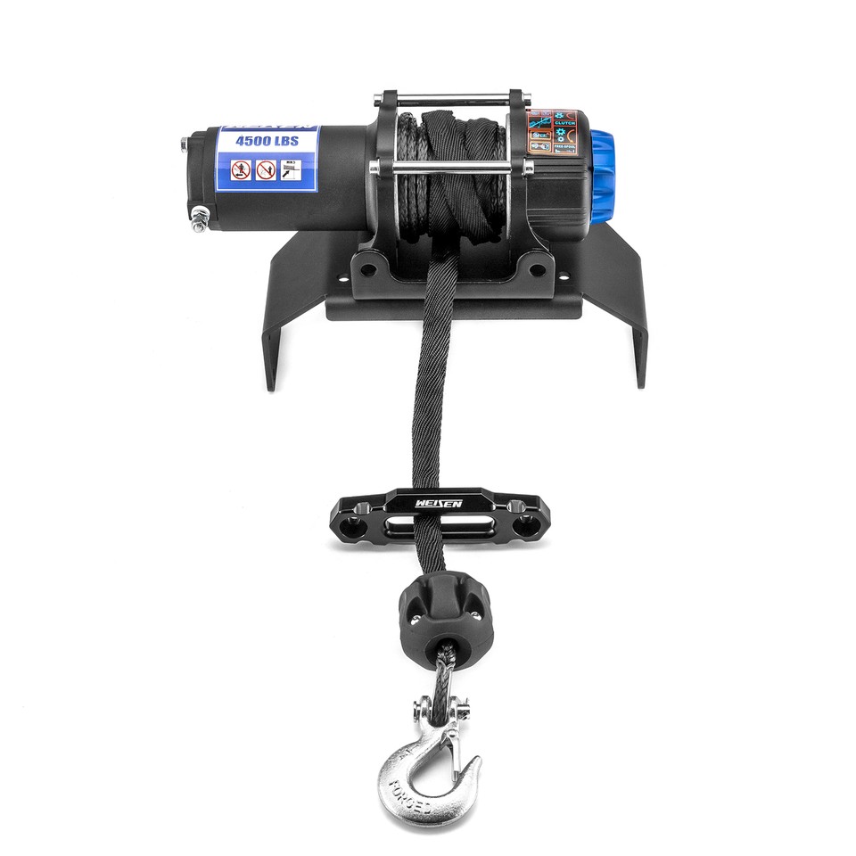 UTV 4500lb 12V Electric Winch Mount Kit For HONDA PIONEER 500 520 2015 ...