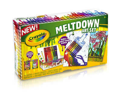 Crayola Meltdown Art Set - Create your own Melted Crayon Art | eBay
