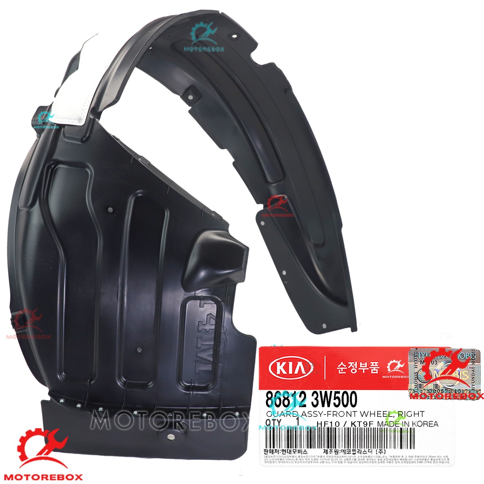 Genuine Fender Liner Front Right Passenger 2014-16 KIA SPORTAGE ...