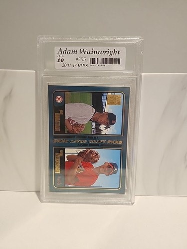 💎 💎 2001 Topps - Adam Wainwright, Phil Dumatrait #355 💎 ROOKIE FGC10 ...
