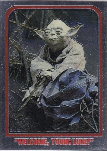 Star Wars CHROME ARCHIVES PROMO CARD P2 YODA NSU INSERT 1999 TOPPS | eBay