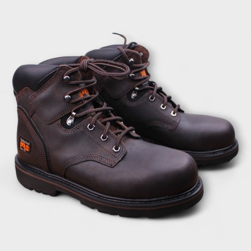 Timberland PRO Pit Boss Men's Brown Steel Toe EH 6 Inch Boot Size 11.5 ...