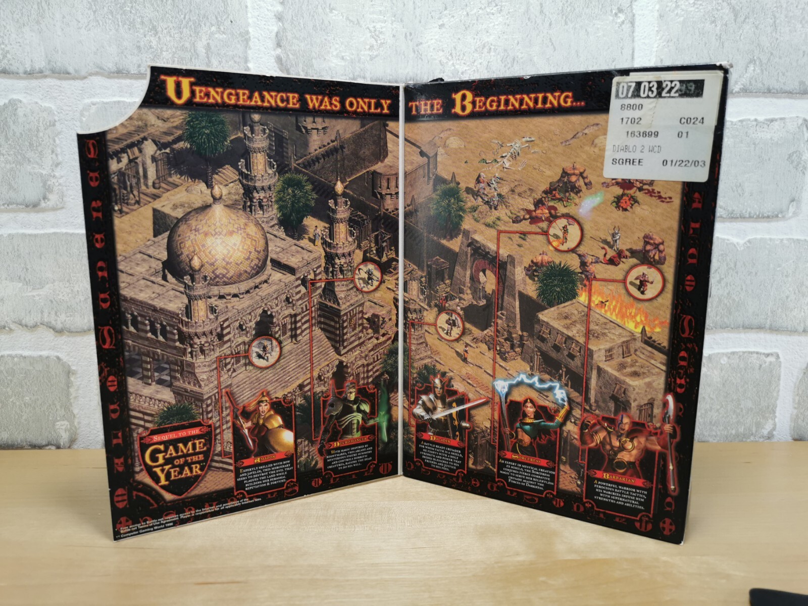 Diablo 2 Box and Disks, No Manual (PC Game Blizzard, 2000) | eBay