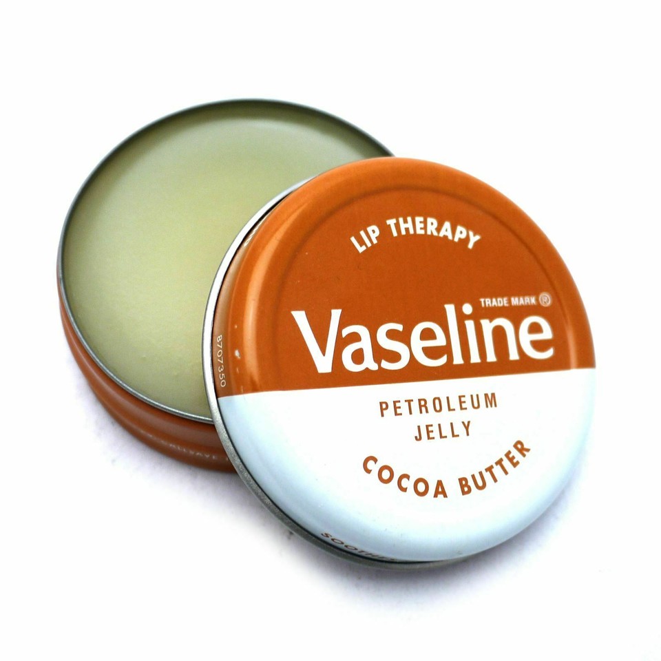 2x Vaseline Lip Balm Pocket Size Therapy Petroleum Jelly Tub Mini Size ...
