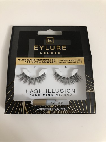 Eylure False Eyelashes - Lash Illusion Faux Mink No. 307 includes ...
