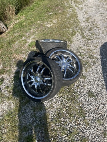 20" 5x114.3 8.5" Silver 10 Spoke Aluminum rims Wheel Set of 4 | MSR ...