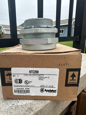Emerson Appleton Electric 2" HW Concrete Tight Threadless Compression ...