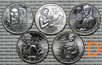 BU United States 2024 D 5x American Women Quarters quarter 25 cent 25c ...