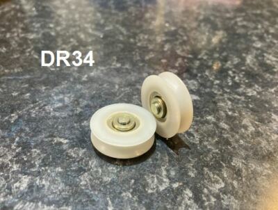 Sliding screen door rollers wheels DR34 23.5mm (A PAIR) free postage ...