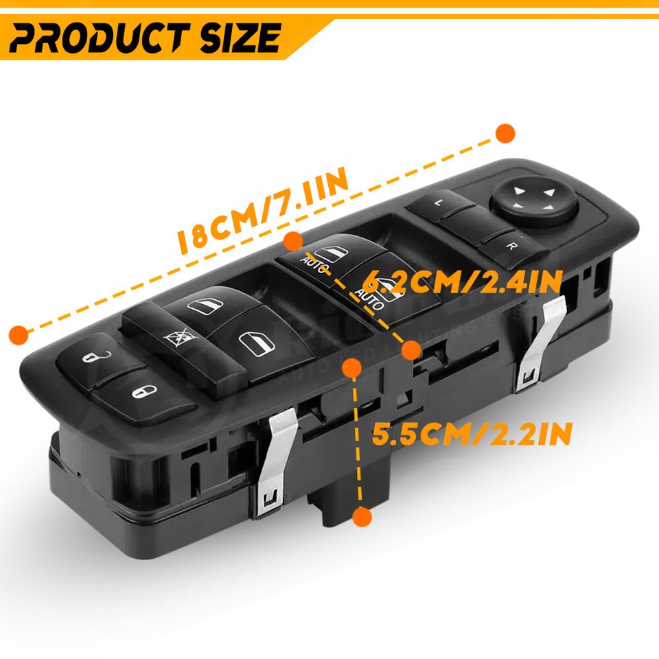 Master Power for Switch Window Dodge Ram 2500 1500 3500 2009-2012 ...