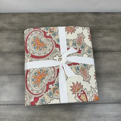 Pottery Barn Valencia Cotton Duvet Cover Full/Queen Multicolor NWOT | eBay