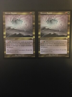 Magic The Gathering MTG - Invasion - Meteor Storm x2 | eBay