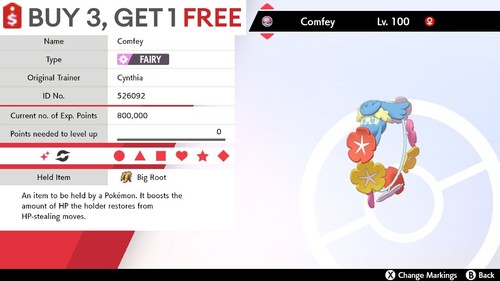 Shiny Comfey Pokemon Sword and Shield Perfect IV 🚀 Fast Delivery 🚀 | eBay