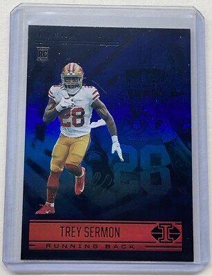 2021 Panini Illusions Football Trey Sermon Rookie RC #82 San Francisco ...