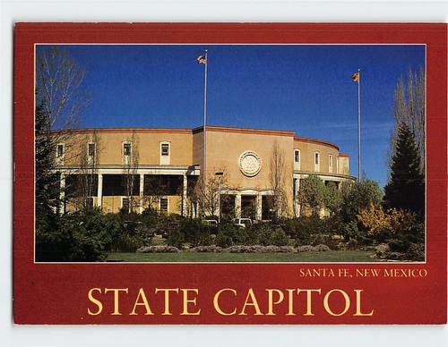 Postcard State Capitol Santa Fe USA | eBay
