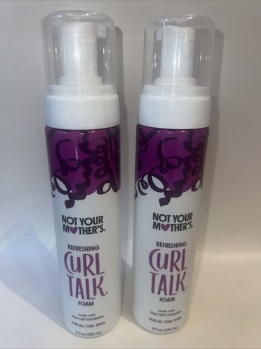 2 Pack Not Your Mother's Curl Talk Refreshing Curl Foam 8 Fl Oz. Free ...