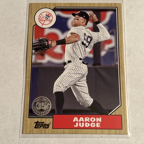 2022 Topps Update #87TBU-32 Aaron Judge 1987 35th Anniversary Yankees ...