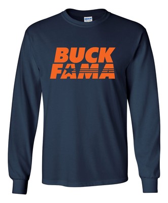 Alabama Tshirt Football Team Color Navy and Orange Alabama Buck Fama ...