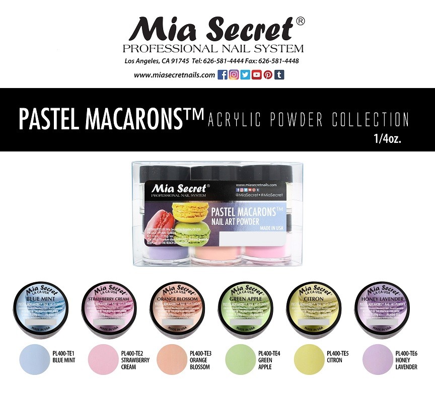 Mia Secret Powder 6 Colors Set Or Single Colors From Sets - CHOOSE ...