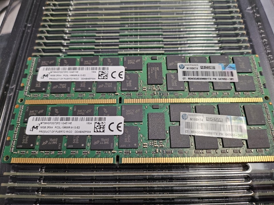 HP AM387B 2 x16GB memory for BL860c BL870c BL890c i4/i6 Itanium ...