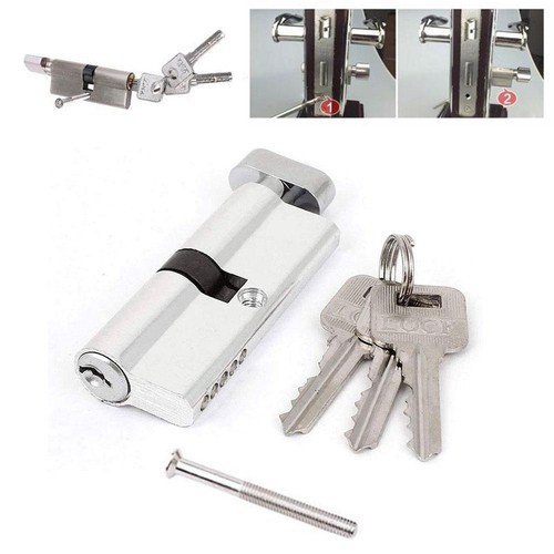 Thumb Turn Cylinder Euro Barrel Door Lock Core Anti Key 3 -UK Anti ...