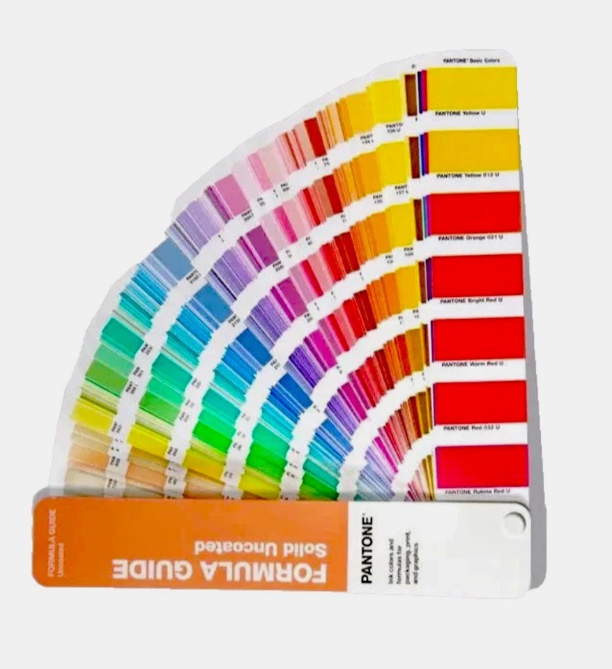 Pantone Solid UnCoated Formula Color Guide PMS Book (GP1601B) | eBay
