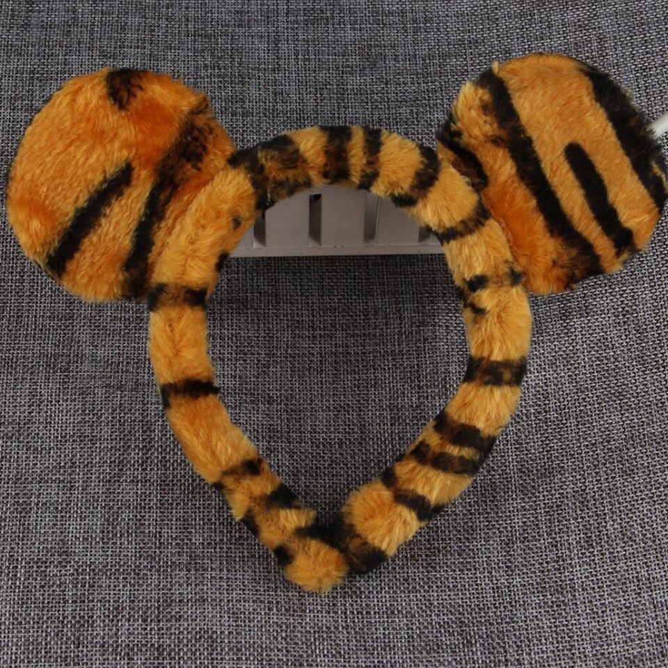 3pcs Children Cartoon Costume Tiger Headband Tie Tail Role Playing ...
