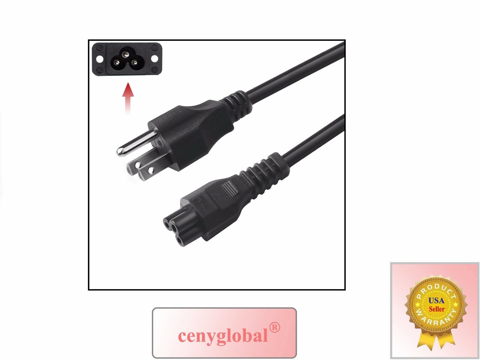 3-Prong DirecTV AC Power Cord For Direct TV Receiver Satellite Console ...