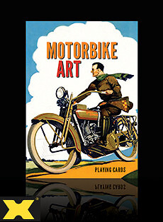 Motorbike (Harley Davidson & Triumph Motorcycle) Art Playing Cards by ...