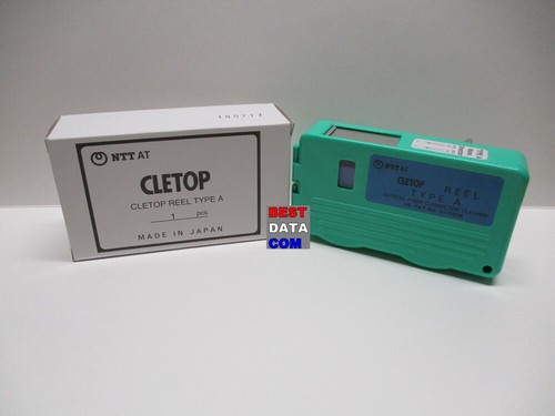 NTT AT Cletop reel type A fiber optic cleaner cassette with blue tape ...