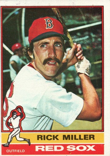 1976 Topps # 302 Rick Miller Boston Red Sox | eBay