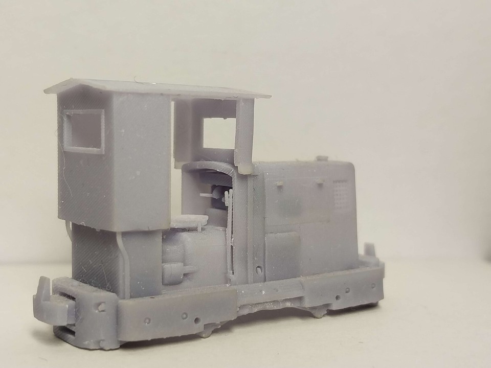 Ruston Locomotive WITH CAB 3D Print. 009/OO9/HOn30 scale for TGW TU-16A ...