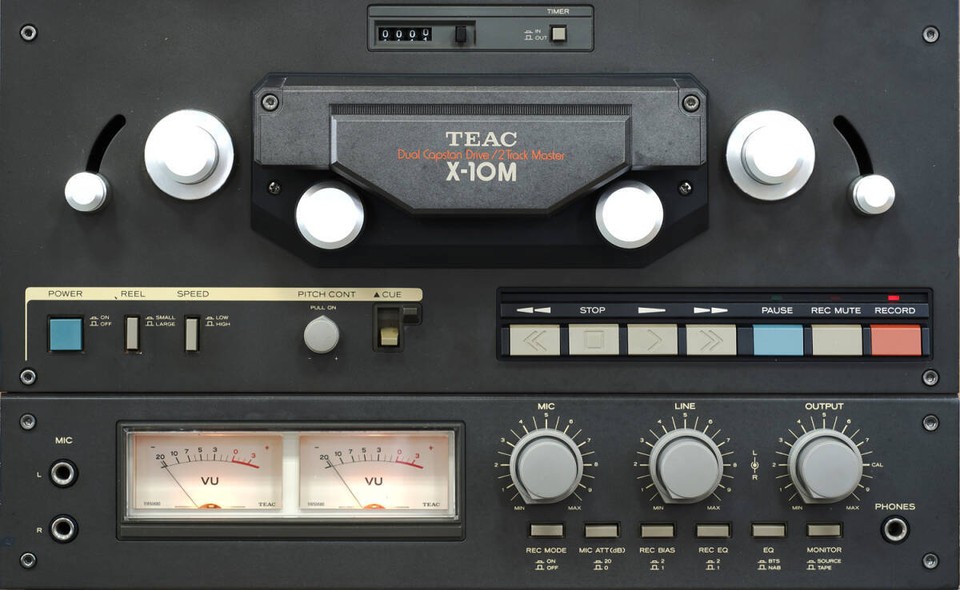 TEAC X-10M 2 track master recorder Open Reel Deck Model Working from ...