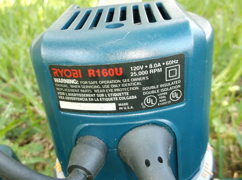 Ryobi R160 1 1/2 HP Router With Case - 25,000 RPM 8.0amp | eBay