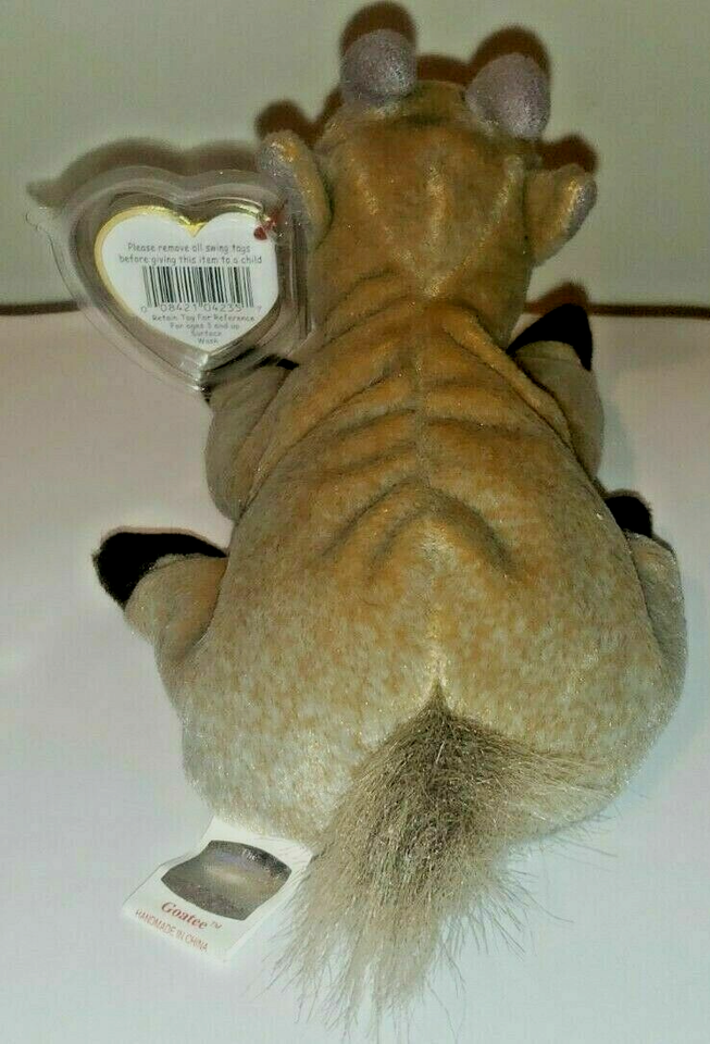 Ty Beanie Baby - GOATEE the Goat (8 Inch) MINT with MINT TAGS Stuffed ...