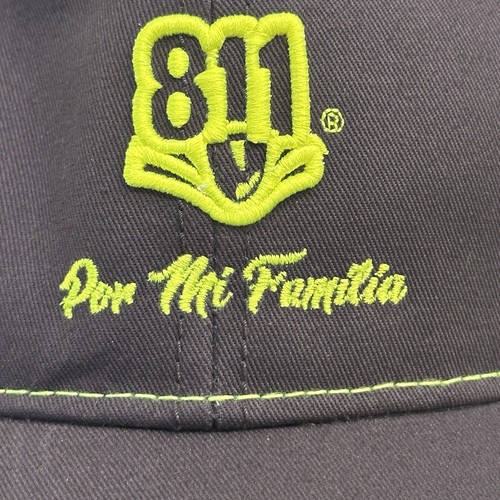 Trucker Hat Cap Adjustable Mesh 811 Safe Dig "Por Mi Familia" Cap ...