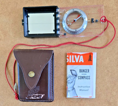 Silva Ranger Model Compass 15TD, With Instruction Manual + Leather ...