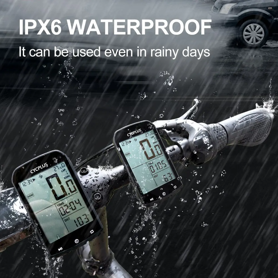 GPS Bike Computer Wireless M1 Waterproof Speedometer Odometer ANT+ ...