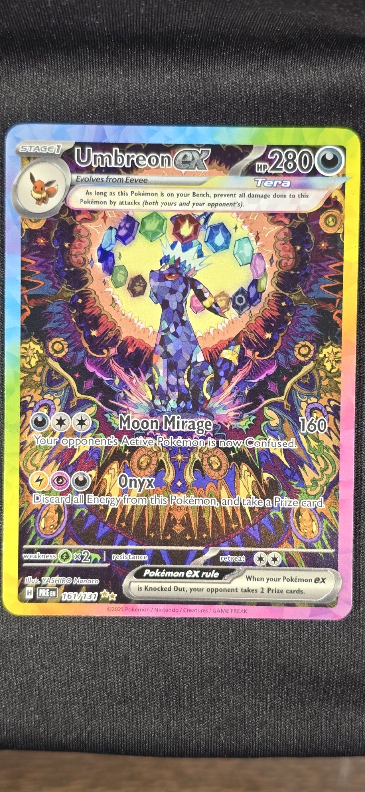 Umbreon ex 161 Current Market Value | Prismatic Evolutions
