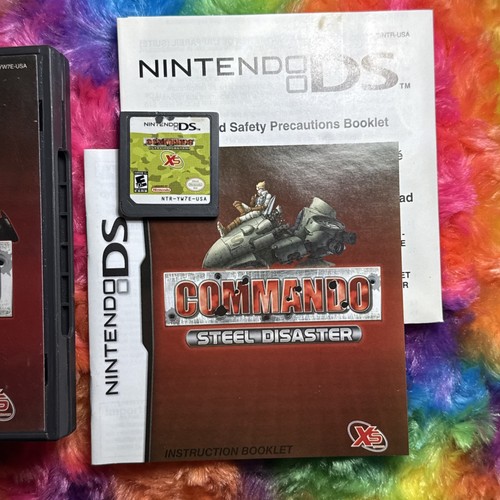 Commando Steel Disaster Nintendo DS Video Game Authentic (Nintendo DS ...
