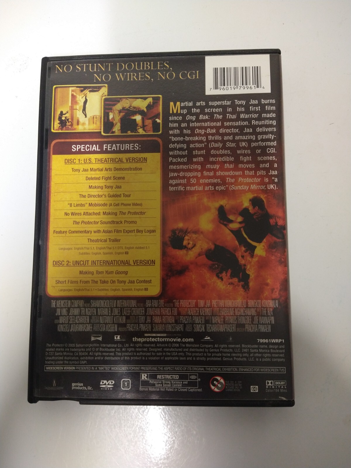 Blockbuster Exclusive - The Protector (Two-Disc Ultimate Edition DVD ...